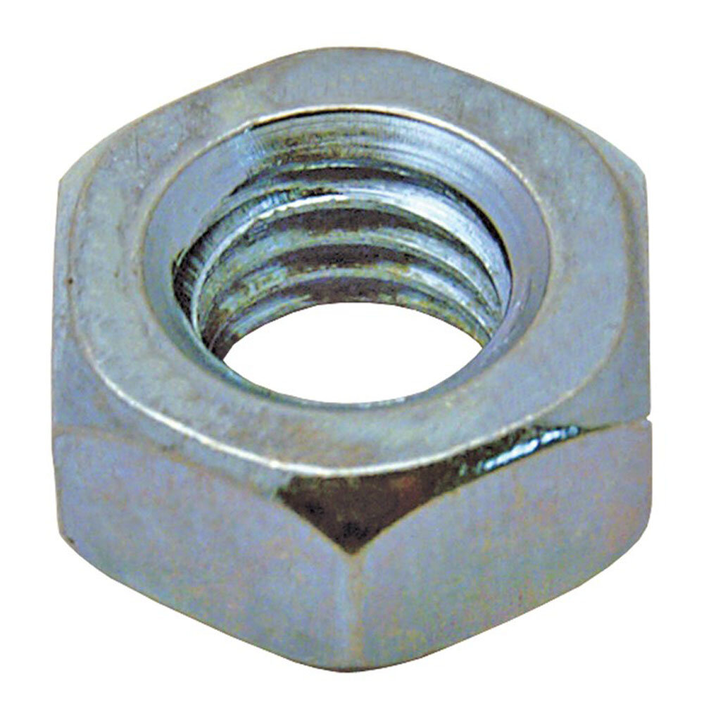 100 X Sechskantmuttern DIN934 M6 Eisen glanzverzinkt Sechskant Mutter ...